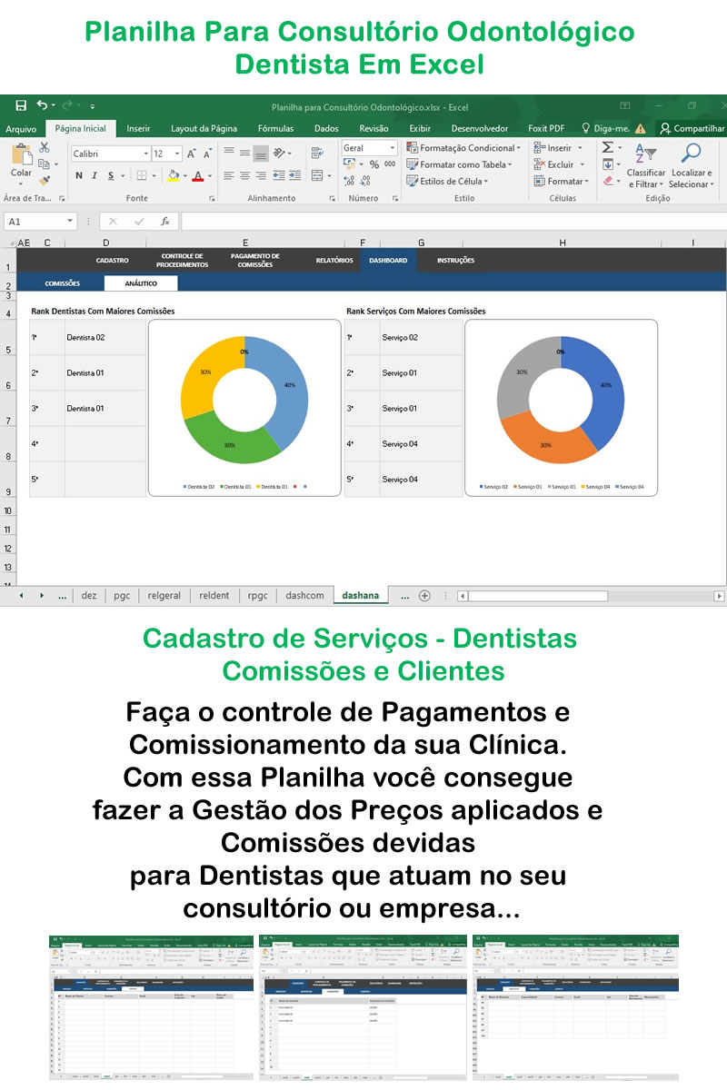 Planilha Excel para Dentista – Planilhas Excel
