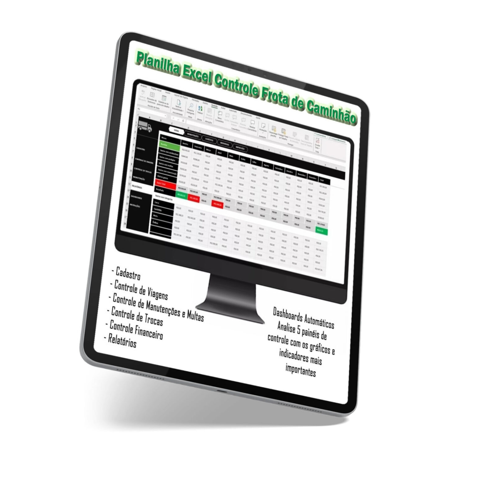 Planilha Excel Controle Frota de Caminhão – Planilhas Excel