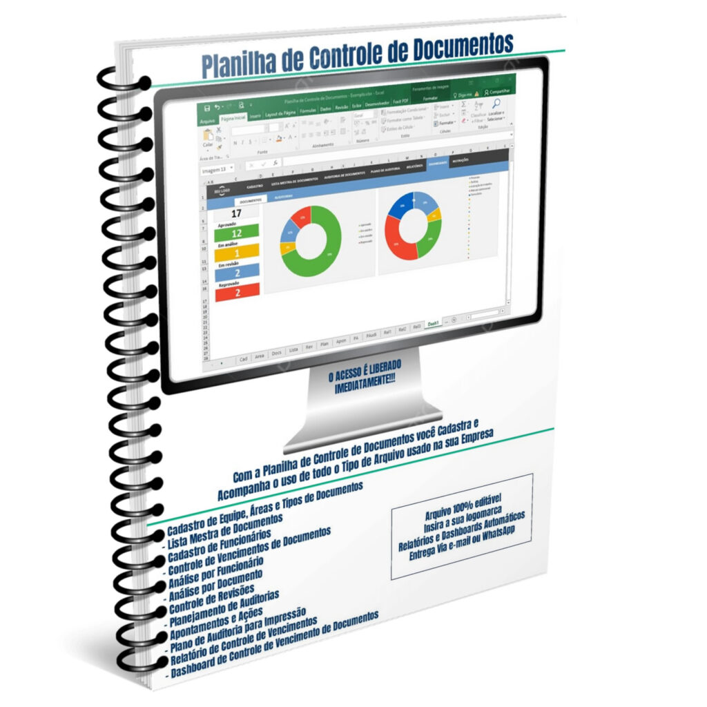 Planilha de Controle de Documentos – Planilhas Excel
