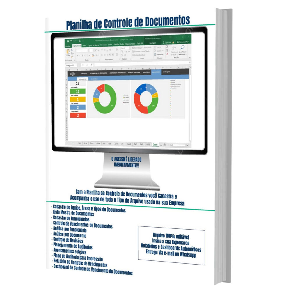 Planilha de Controle de Documentos – Planilhas Excel